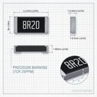 China 20R (20Ω) 2512 Chip Resistor 2W @70℃ substrate temperature Ever Ohms High Precision SMD for sale