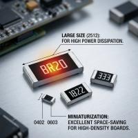 China 1.8Ω 2512 Chip Resistor 2W (@70℃) Ever Ohms High Precision SMD RoHS Compliant for sale