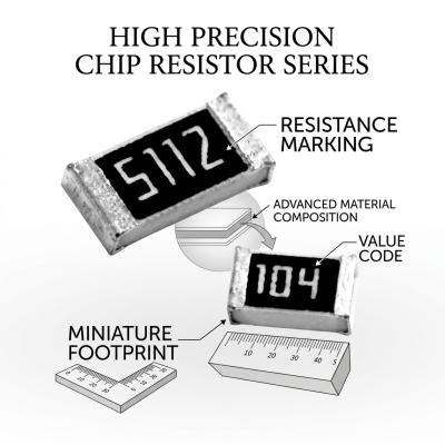 China 180KΩ 2512 Chip Resistor 2W (@70℃) ±1% Ever Ohms High Precision SMD RoHS Compliant for sale