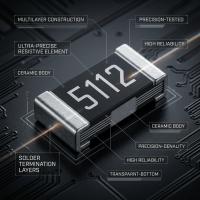 China 180KΩ 2512 Chip Resistor 2W (@70℃) ±1% Ever Ohms High Precision SMD RoHS Compliant for sale