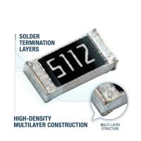 China 16Ω 2512 Chip Fixed Resistor 2W Ever Ohms High Precision SMD RoHS Compliant for sale