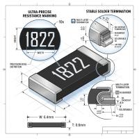 China 15.0Ω 2512 Chip Resistor 2W ±1% Ever Ohms High Precision SMD RoHS Compliant for sale