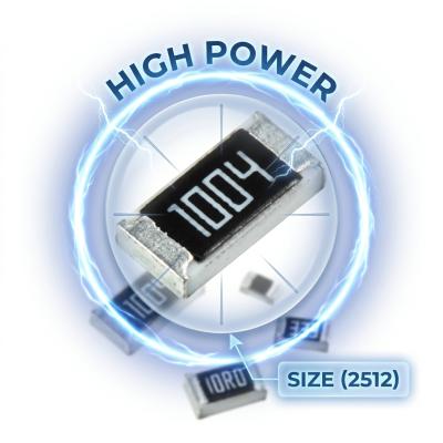 China 12KΩ 2512 Chip Resistor 2W ±1% Ever Ohms High Precision SMD RoHS Compliant for sale