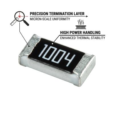 China 110 Ω 2512 Chip Resistor 2 W at 70°C ambient ±1% (F Grade) Ever Ohms High Precision SMD for sale