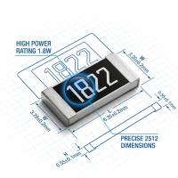 China 10 Ω 2512 Chip Resistor 2W ±1% Ever Ohms High Precision SMD RoHS Compliant for sale