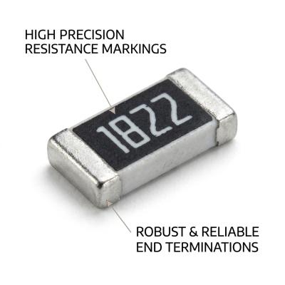 China 330KΩ 1206 Chip Resistor 0.5W Ever Ohms High Precision SMD RoHS Compliant for sale