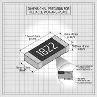 China 0.25Ω (250 mΩ) 1206 Chip Resistor 0.5 W Ever Ohms High Precision SMD RoHS Compliant for sale