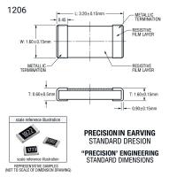 China 0.24Ω 1206 Chip Resistor 0.5W ±1% Ever Ohms High Precision SMD RoHS Compliant for sale