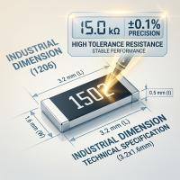 China 8.2Ω (8.2R) 1206 Chip Resistor 0.5W (1/2W) ±1% (F) Ever Ohms High Precision SMD for sale