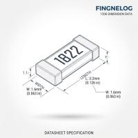China 5.1KΩ 1206 Chip Resistor 0.5W ±1% Ever Ohms High Precision SMD RoHS Compliant for sale