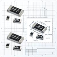 China 36Ω, ±1% 1206 Chip Resistor 0.5W @70℃ Ever Ohms High Precision SMD RoHS Compliant for sale