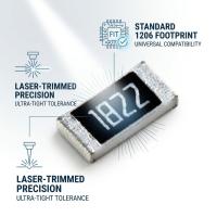 China 300kΩ, ±1% 1206 Chip Resistor 0.5W @ 70°C ambient Ever Ohms High Precision SMD for sale