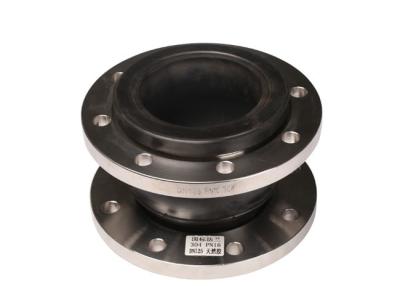 China Rubber Bellow Expansion Joints Flange Connection Steel Structure Single Sphere for sale