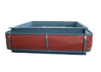 China High Temperature Resistant Fabric Duct Expansion Joints Rectangular Compensator for sale