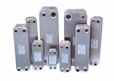 China Highly Efficient Plate Type Condenser , Nickel Brazed Type Heat Exchanger for sale