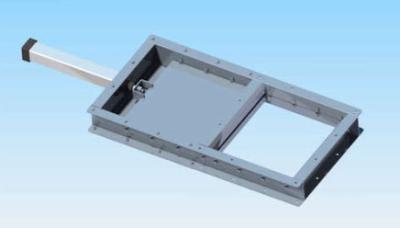 China Durable Slide Gate Dampers Manually Actuated For Material Handling Systems for sale