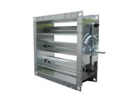 China Stainless Steel Duct Isolation Dampers , Industrial Desulfurization Baffle Door for sale