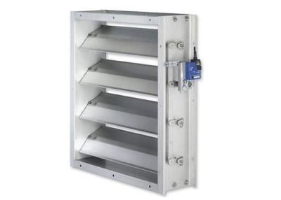 China Stainless Steel Duct Isolation Dampers , Flue Gas Desulphurizing Baffle Damper for sale