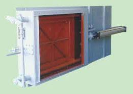 China Steel FTJM Type Regulating Baffle Door For Regulating Boiler Flue Medium Flow for sale
