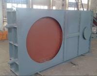 China Industrial Desulphurization Baffle Damper Pneumatic Hot And Cold Wind Isolation Door for sale