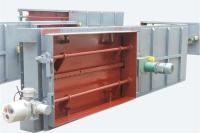 China FDGM Electric Cold And Hot Air Isolating Door For Thermal Power Plant for sale