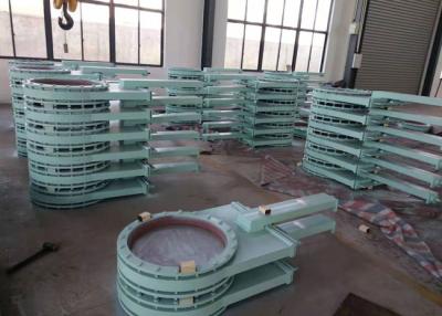 China Electric Pneumatic Slide Gate Dampers For Boilers Flue Air Ducts And Pulverized Coal Pipe for sale