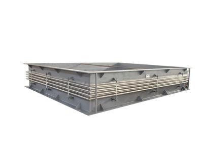 China Rectangular Corrugated Expansion Joint / Metallic Expansion Bellows ISO Certification for sale