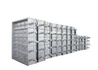 China Flue Gas Desulphurizing Baffle Damper Double Louver Stainless Steel Easy Corrode for sale