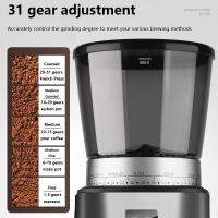 China Electric Coffee Bean Grinder with 350-400rpm Grinding Speed and Conical Burr Grinders for sale