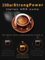 China 220V Voltage Home Espresso Coffee Maker with Automatic Power and Stainless Steel Tank for sale