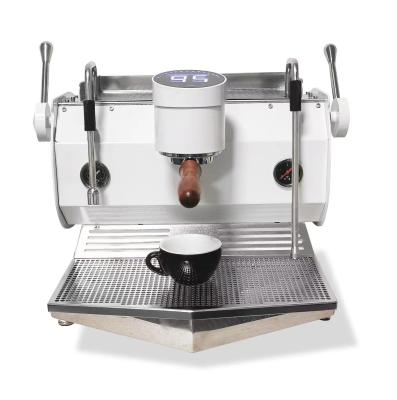 China 6.0L Double Group Electric Stainless Steel Espresso Coffee Maker for Cappuccino and Latte for sale