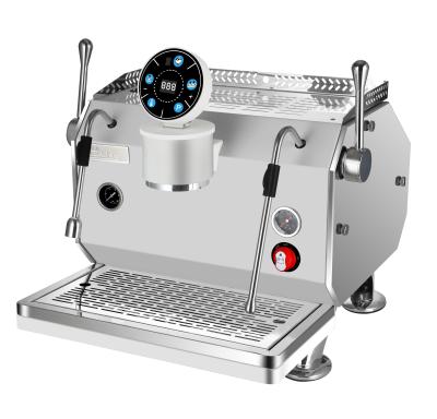 China Stainless Steel Dual Boiler Commercial Coffee Maker 6.0L Electric Espresso Machine for sale