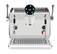 China Stainless Steel Dual Boiler Commercial Coffee Maker 6.0L Electric Espresso Machine for sale