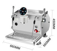 China Stainless Steel Dual Boiler Commercial Coffee Maker 6.0L Electric Espresso Machine for sale