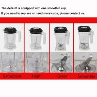 China 220V Low-Noise Multifunctional Heavy Duty Blender with 1800W and Plastic Container for sale
