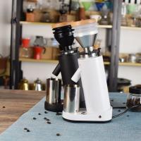 China Private Mold 40mm Conical Burr Coffee Bean Grinder Electric Espresso Grinder With Press Air Jet for sale