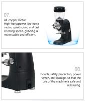 China Commercial Grinder Semi-Automatic Coffee Machine with Electric Coffee Grinder DF64 for sale