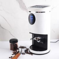 China Aluminum Alloy Metal 58mm Electric Coffee Powder Press Machine with Automatic Tamper for sale