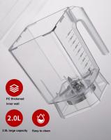 China 220V Low Voice Electric Household Mixer 1500Ml Power Blender Mixer for Ice Drink and Juice for sale