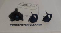 China Metal Coffee Portafilter Cleaner for Cleaning Brushes in Commercial Espresso Machines for sale