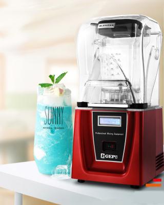 China Professional Low Noise 1800W Electric Juicer Blender with Sound Cover for 2L Capacity for sale