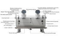 China Stainless Steel Gep Commercial Coffee Maker for Double Group 660*560*450mm Dimensions for sale