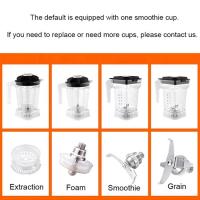 China Low-Noise 1800W Heavy Duty Blender with 8 Speed Settings and Electric Power Source for sale
