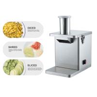 China Stainless Steel Fruit Vegetable Chopper 3 In 1 Mandoline Slicer for Commercial Kitchen for sale
