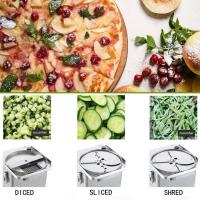 China Stainless Steel Fruit Vegetable Chopper 3 In 1 Mandoline Slicer for Commercial Kitchen for sale