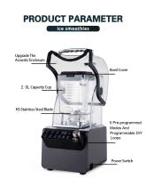 China Commercial 2L Electric Juicer Blender With Constant Speed Motor and 30 Speed Settings for sale