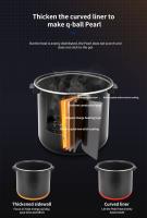 China Commercial Tapioca Pearl Cooker 8L Fully Automatic Boba Milk Tea with App-Controlled for sale