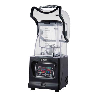 China Low Noise Heavy Duty Smoothie Blender With Soundproof Cover and Unbreakable PC Jar for sale