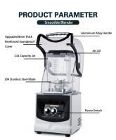 China 2.0L Commercial Smoothie Blender with Variable Speed Function and Soundproof Cover for sale