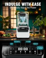 China Coffee Shop Professional Equipment Powerful Smoothie Blender With Soundproof Cover for sale
